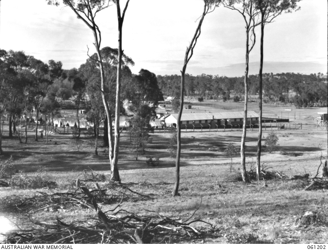 GRAYTOWN, VIC. 1943-12-01. GENERAL VIEW OF THE 13TH AUSTRALIAN PRISONER ...
