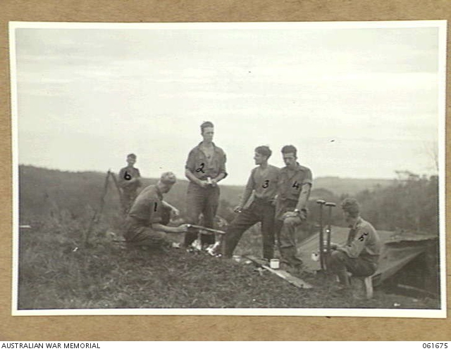WAREO, NEW GUINEA. 1943-12. TROOPS OF THE 26TH AUSTRALIAN INFANTRY ...