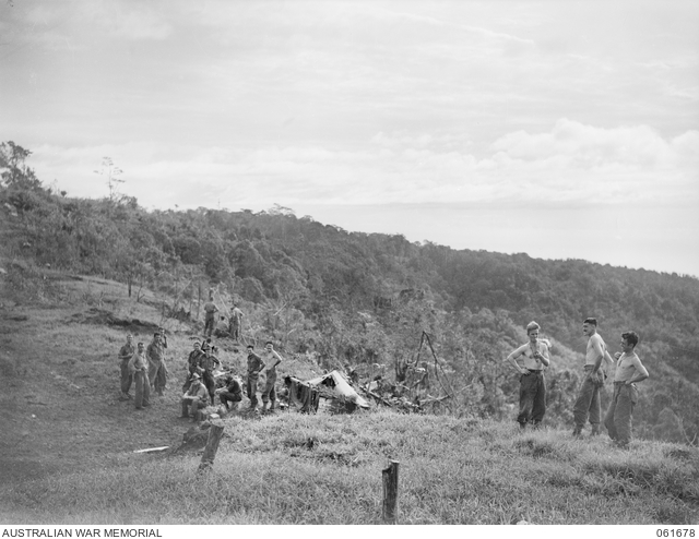 WAREO, NEW GUINEA. 1943-12. TROOPS OF THE 2/23RD AUSTRALIAN INFANTRY ...