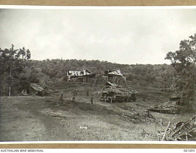 WAREO, NEW GUINEA. 1943-12-09. GENERAL VIEW OF THE BOMB WRECKED ...
