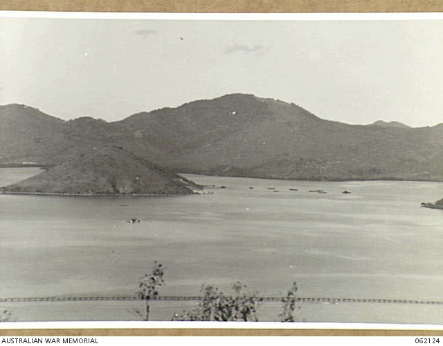 TATANA ISLAND, 1943-12-29. A SECTION OF THE ISLAND AND THE CAUSEWAY ...