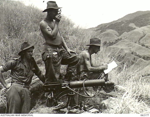 FINISTERRE RANGES, NEW GUINEA. 1943-12-10. TROOPS OF C COMPANY, 2/31ST ...