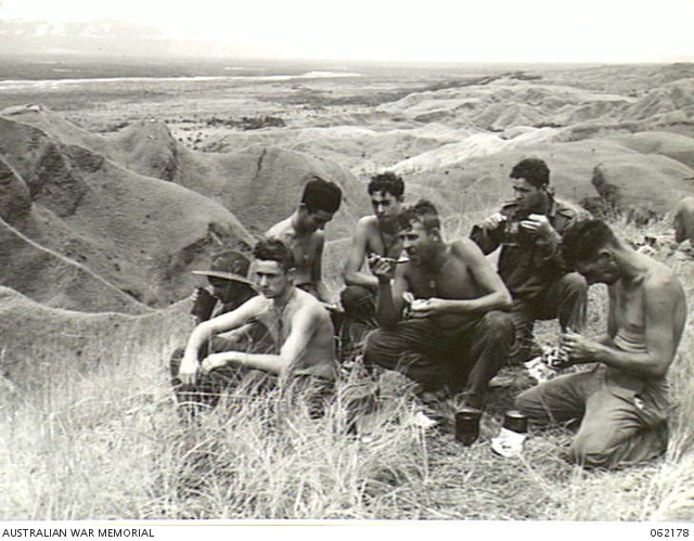 FINISTERRE RANGES, NEW GUINEA. 1943-12-20. MEMBERS OF C COMPANY, 2/31ST ...