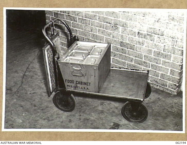 MELBOURNE, VIC. 1944-01-05. A MOBILE HOSPITAL FOOD TROLLEY, AS USED BY ...