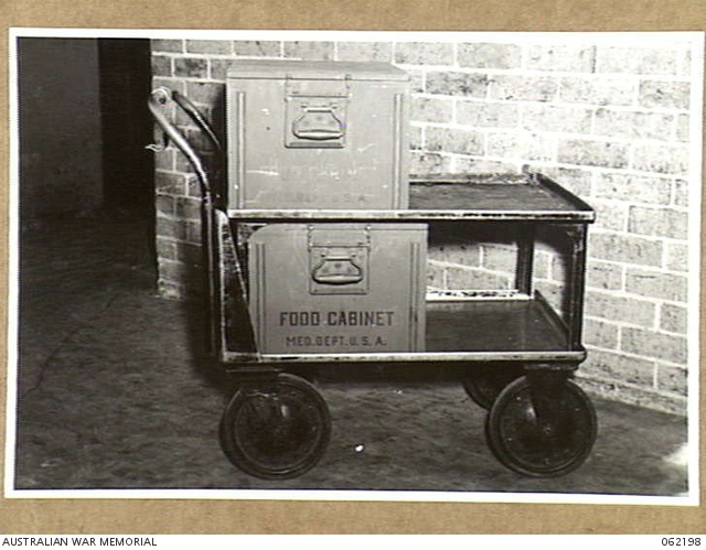 MELBOURNE, VIC. 1944-01-05. A MOBILE HOSPITAL FOOD TROLLEY, AS USED BY ...
