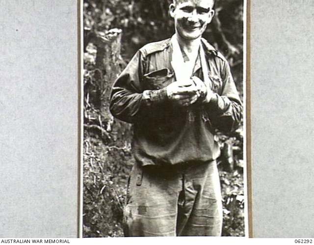 SHAGGY RIDGE, NEW GUINEA. 1943-12-27. WX4241 SERGEANT W. T. MCMAHON, MM ...