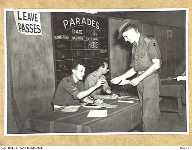 SYDNEY, NSW. 1944-01-12. SERGEANT WHIDDON OF THE GENERAL DETAILS DEPOT ...