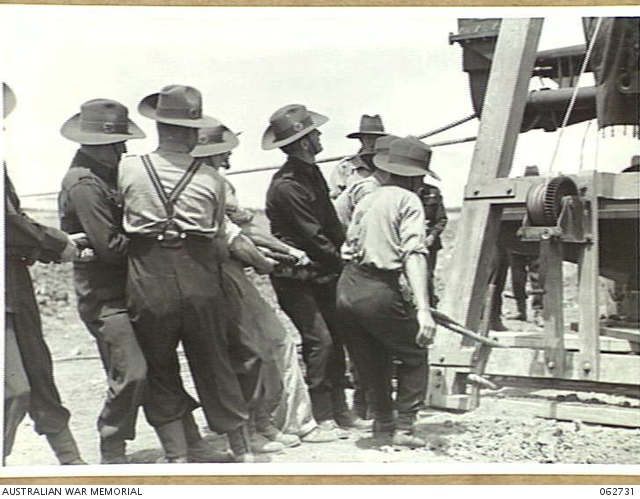 POINT COOK, VIC. 1944-01-09. PERSONNEL OF THE 18TH BATTALION ...