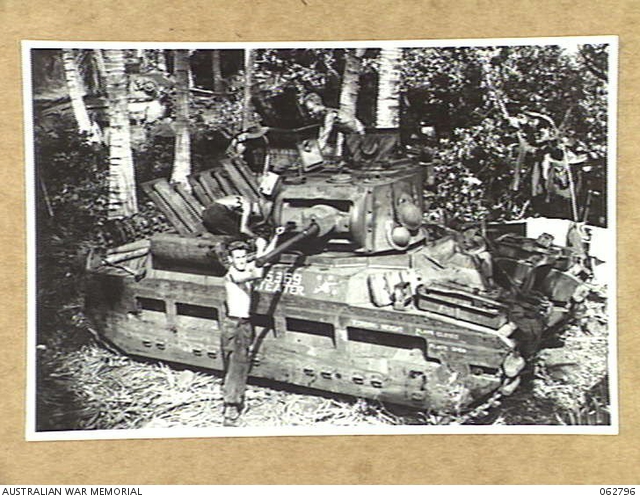 HUON PENINSULA AREA, NEW GUINEA. 1944-01-08. PERSONNEL OF "A" SQUADRON ...