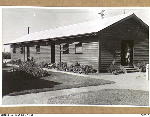 HAY, NSW. 1944-01-13/14. THE REGIMENTAL SERGEANT MAJOR'S OFFICE AND THE ...