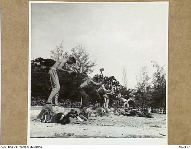 ELA BEACH, NEW GUINEA. 1944-01-01. QX47852 SIGNALMAN G. E. PRIOR, 5TH ...