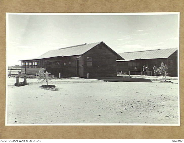 HAY, NSW. 1944-01-17. OFFICE DISPENSARY AND MAIN WARD OF THE HOSPITAL ...