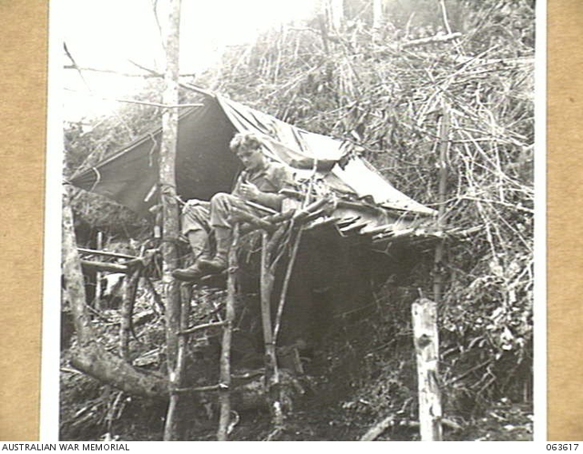 SHAGGY RIDGE, NEW GUINEA. 1944-01-20. VX113419 PRIVATE HENDERSON OF THE ...
