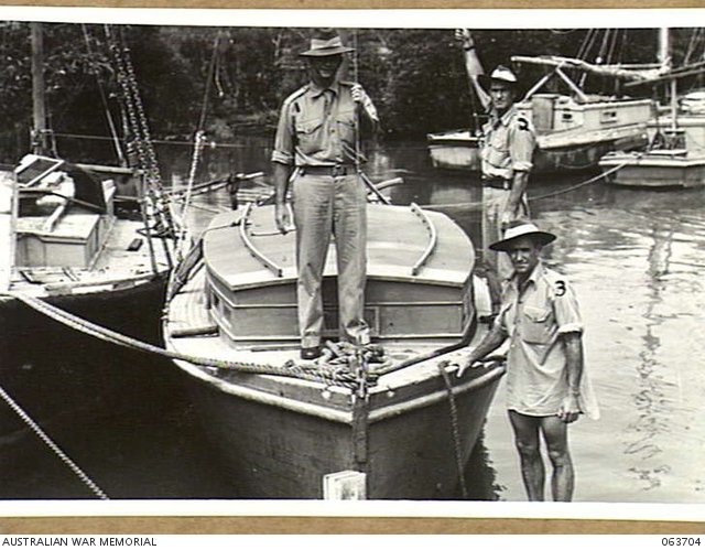 CAIRNS, QLD. 1944-01-24. LANCE CORPORAL O. K. TAYLOR (1); PRIVATE S. L ...