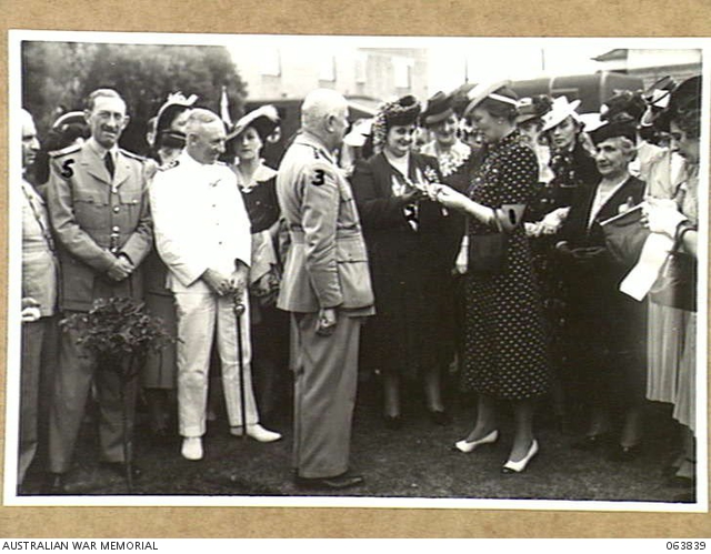 SYDNEY, NSW. 1944-01-19. LADY WAKEHURST, WIFE OF THE GOVERNOR OF NEW ...