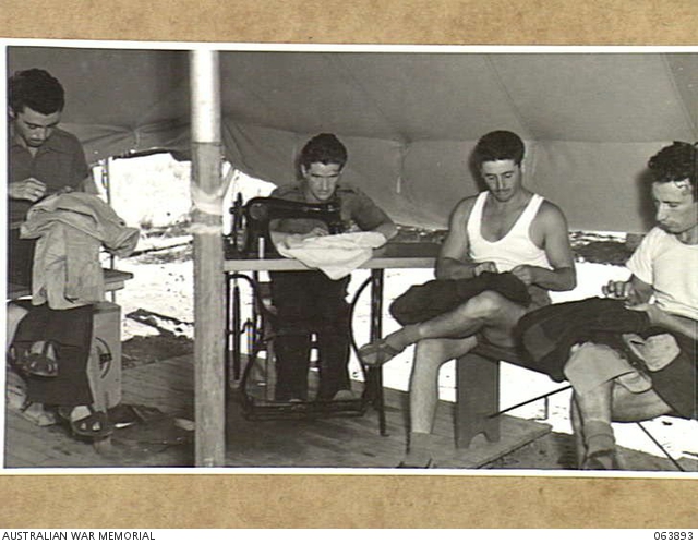 YANCO, NSW. 1944-01-31. ITALIAN PRISONERS OF WAR (POWS) WORKING IN THE ...