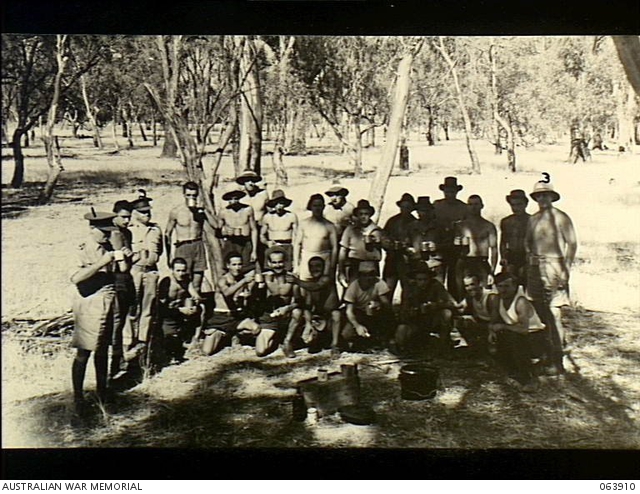 Yanco, NSW. 1944-01-31. Officers and Italian prisoners of war (POWs ...