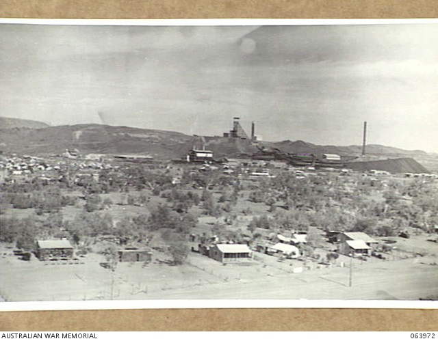 MOUNT ISA, QLD. 1944-01-24. A SECTION OF THE TOWNSHIP SHOWING THE ...