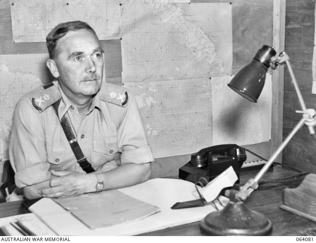 BARRINE, QUEENSLAND, AUSTRALIA. 1944-02-04. VX15 LIEUTENANT GENERAL SIR EDMUND HERRING, KBE ...