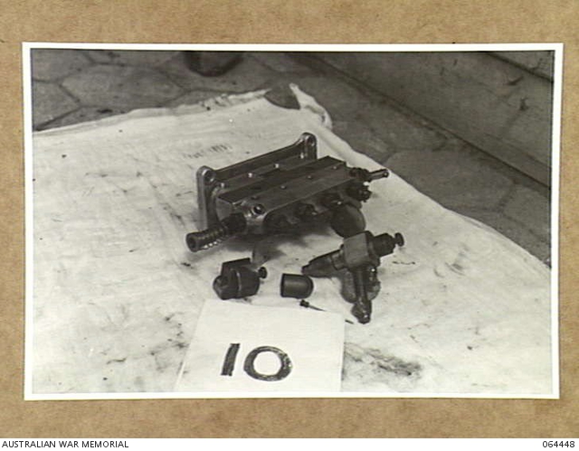 MELBOURNE, VIC. 1944-02-19. FUEL PUMP AND INJECTOR OF A 13 KILOWATT ...