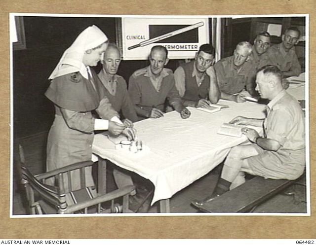 DARLEY, VIC. 1944-03-01. MEMBERS OF THE VOLUNTEER DEFENCE CORPS MEDICAL ...