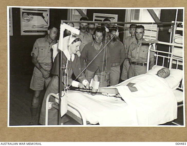 DARLEY, VIC. 1944-03-01. MEMBERS OF THE VOLUNTEER DEFENCE CORPS MEDICAL ...