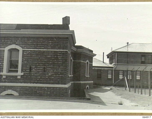 FORT LARGS, SOUTH AUSTRALIA. 1944-03. A CORNER OF THE OLD ORIGINAL ...
