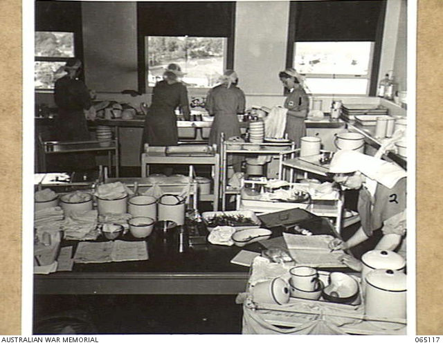 CONCORD, NSW. c. 1944-03-04. MEMBERS OF THE AUSTRALIAN ARMY MEDICAL ...