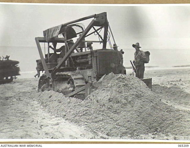PORT DOUGLAS, QLD. 1944-03-17. ONE OF THE THREE BULLDOZERS WHICH WAS ...