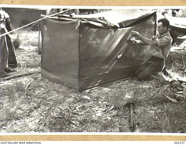 PORT DOUGLAS, QLD. 1944-03-17. NX83710 BOMBARDIER D.R. CALLAGHAN OF THE ...