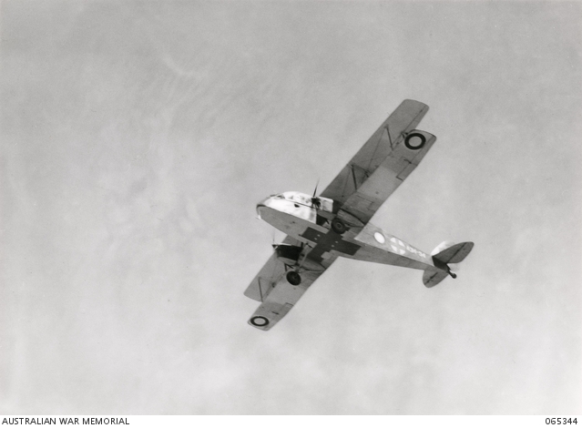 A De Havilland DH84 Dragon aircraft of 2nd Australian Air Ambulance ...