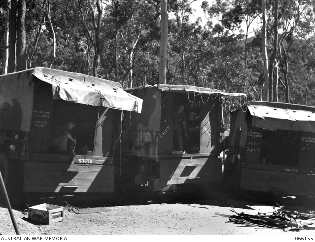 WONGABEL AREA, QLD. 1944-05-05. PERSONNEL STOCKTAKING AT THE 110TH ...