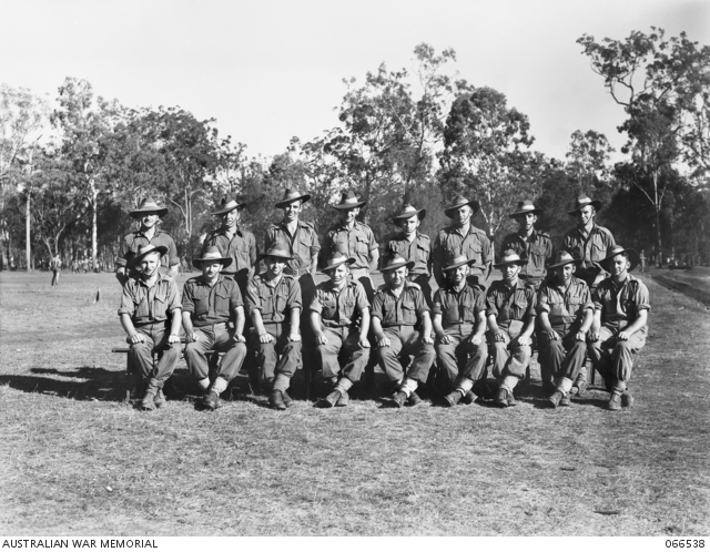 GROUP PORTRAIT OF ORIGINAL MEMBERS OF HEADQUARTERS, 17TH INFANTRY ...
