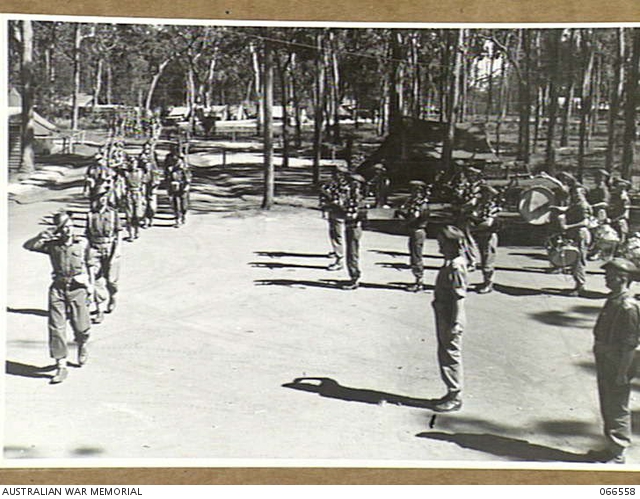 SX8886 LIEUTENANT COLONEL T M CONROY, COMMANDING OFFICER, SECOND FROM ...