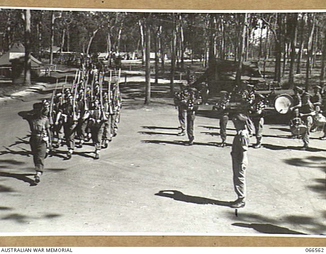 SX8886 LIEUTENANT COLONEL T M CONROY, COMMANDING OFFICER, SECOND FROM ...