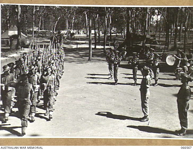 SX8886 LIEUTENANT COLONEL T M CONROY, COMMANDING OFFICER, SECOND FROM ...