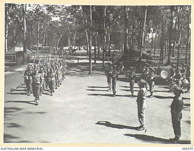 SX8886 LIEUTENANT COLONEL T M CONROY, COMMANDING OFFICER, SECOND FROM ...