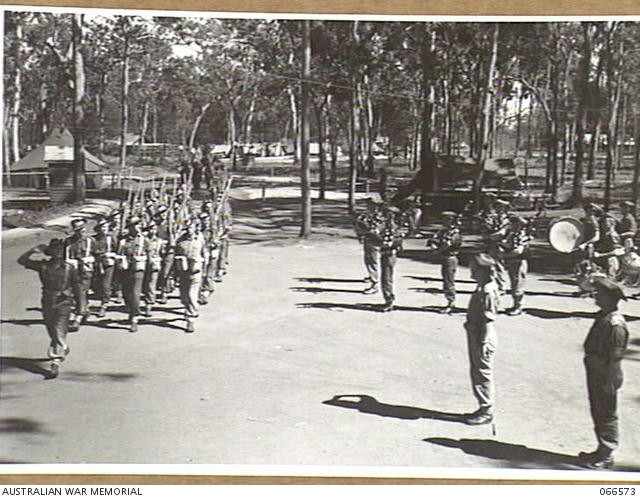 SX8886 LIEUTENANT COLONEL T M CONROY, COMMANDING OFFICER, SECOND FROM ...