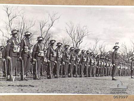 RAVENSHOE, QLD. 1944-07-03. PERSONNEL OF "B" COMPANY, 2/23RD INFANTRY ...
