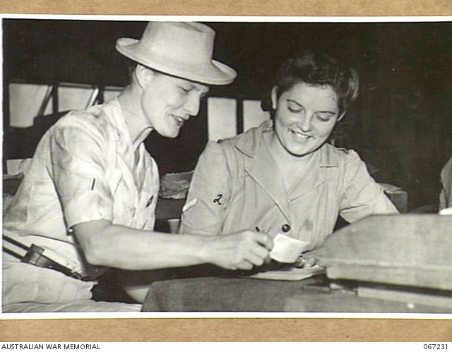 TOLGA, QLD. 1944-07-10. DR. EDITH SUMMERSKILL, A MEMBER OF THE BRITISH ...