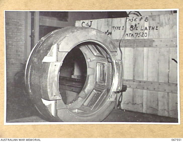 SYDNEY, NSW. 1944-07-11. ANGLE VIEW OF THE INTERIOR OF THE MODIFIED ...