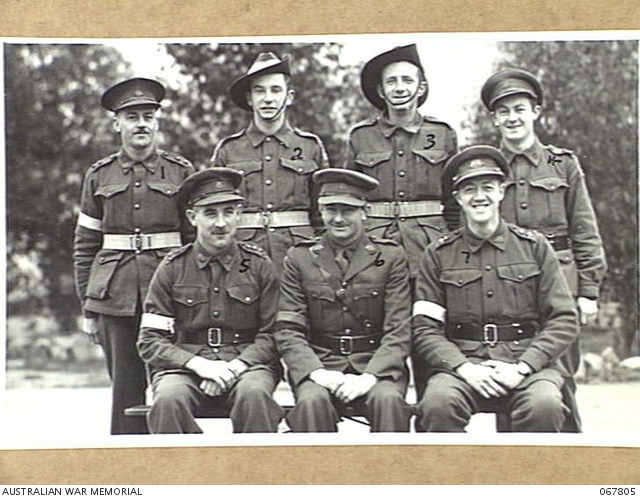 BALCOMBE, VICTORIA, AUSTRALIA. 1944-08-03. MEMBERS OF THE INSTRUCTIONAL ...