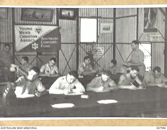 DARWIN, NT. 1944-08-02. SERVICE PERSONNEL WANTING TO WRITE LETTERS HOME ...