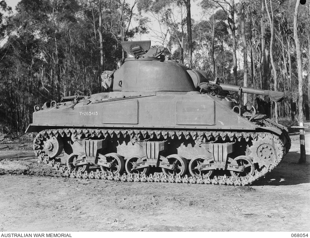 NORTH NERANG, QLD. 1944-06-11 TO 1944-07-18. SIDE VIEW OF THE WELDED ...