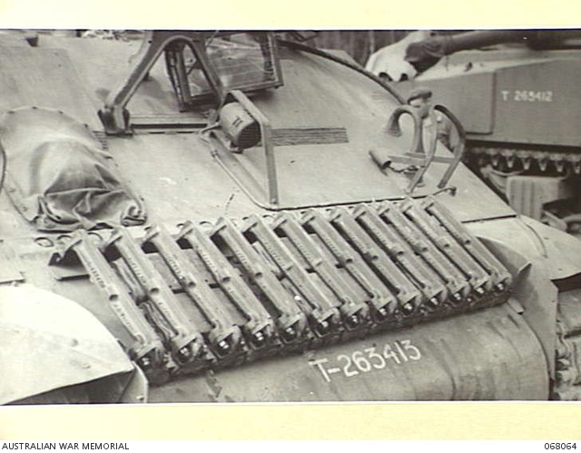 NORTH NERANG, QLD. 1944-06-11 TO 1944-07-18. RACK FITTED ON THE FRONT ...