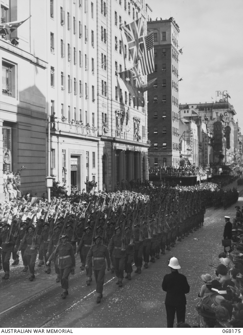 BRISBANE, QLD. 1944-08-08. PERSONNEL OF "C" COMPANY, 2/27TH INFANTRY ...