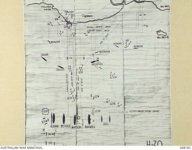 BARRINE, QUEENSLAND, AUSTRALIA. 1944-08-08. OPERATIONAL MAP GIVING ...