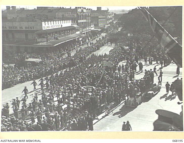BRISBANE, QUEENSLAND, AUSTRALIA. 1944-08-08. 2/14TH INFANTRY BATTALION ...