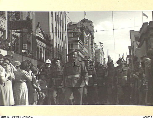 BRISBANE, QUEENSLAND, AUSTRALIA. 1944-08-08. MEMBERS OF "A" COMPANY, 2 ...
