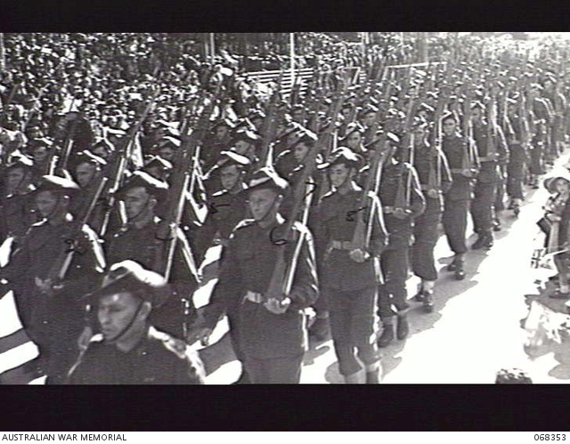 BRISBANE, QUEENSLAND, AUSTRALIAN, 1944-08-08. MEMBERS OF HEADQUARTERS ...